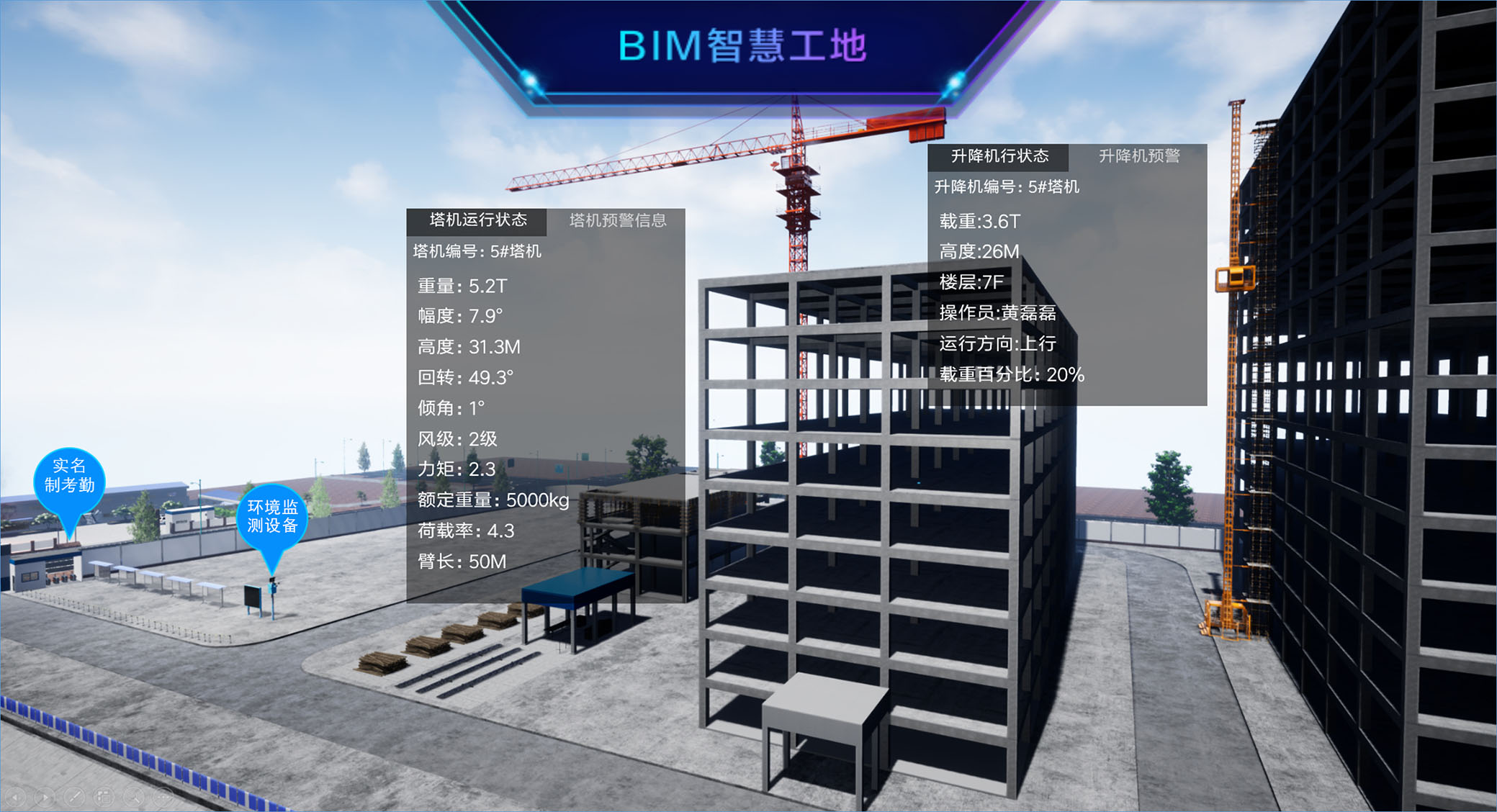 BIM智慧工地 – 筑云科技(BIMCC)